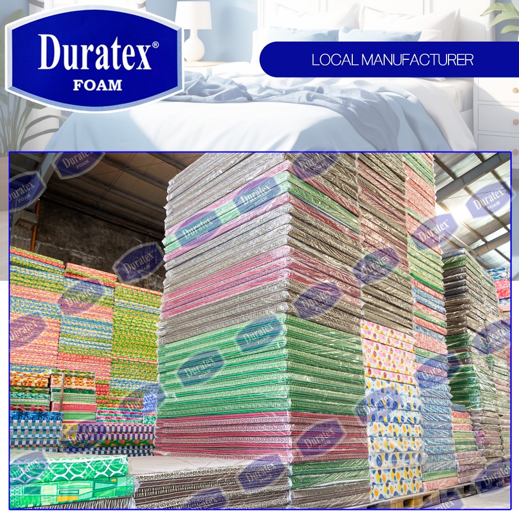 Duratex Foam Straight Bed Mattress 2/4 Inches | Shopee Philippines