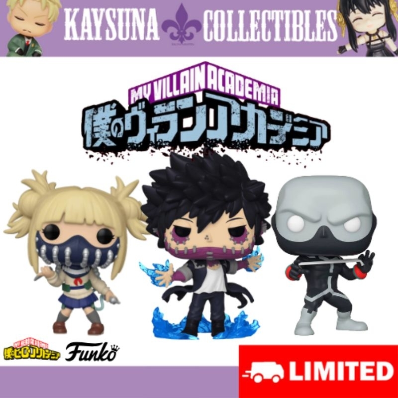 MY HERO ACADEMIA VILLAINS Authentic Funko Pop (Dabi, Twice, Himiko Toga ...