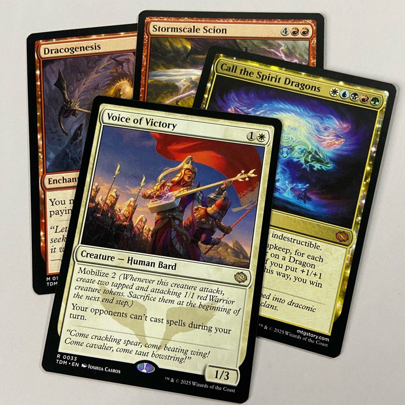 TDM TARKIR DRAGONSTORM VOICE OF VICTORY DRACOGENESIS STORMSCALE SCION ...