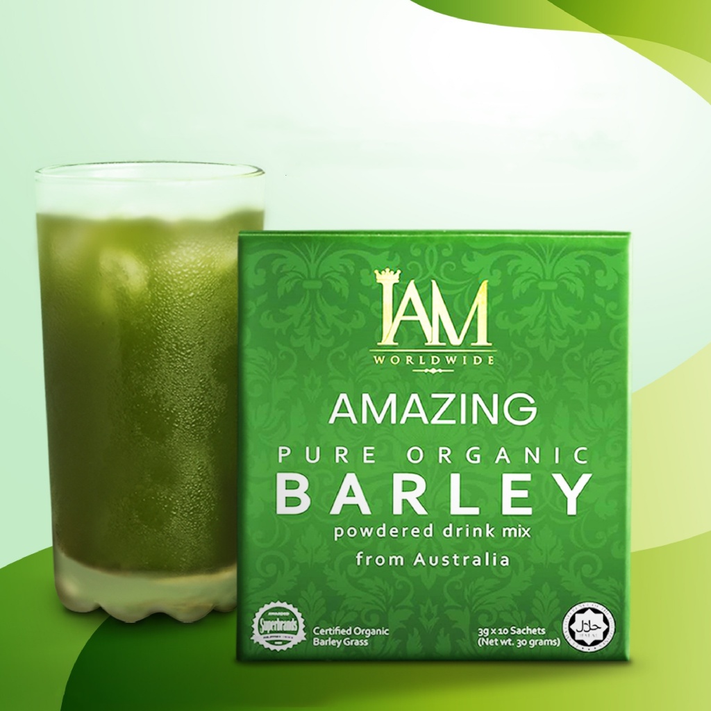 I Am Amazing Barley Grass Powder Pure Organic Barley Grass10sachets/1 ...