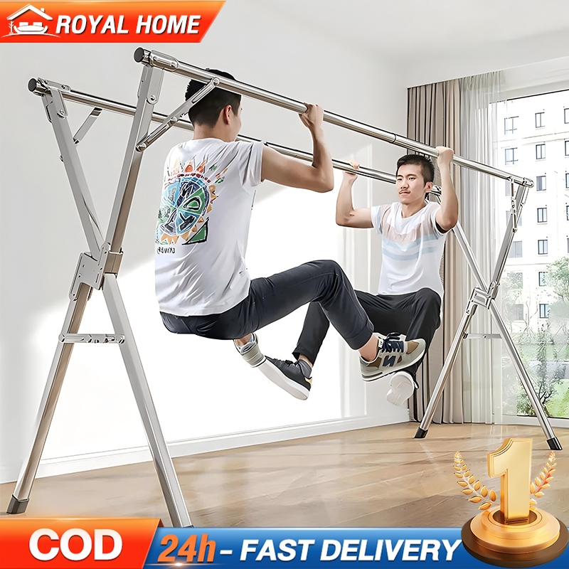 Foldable Sampayan Stainless Steel Clothes Rack Laundry Drying Rack ...