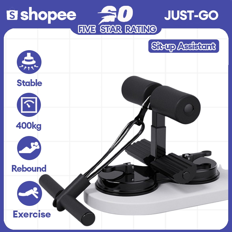 Upgraded Double Suction Cups Sit Up Bar Stand Tool Waist Abdomen ...