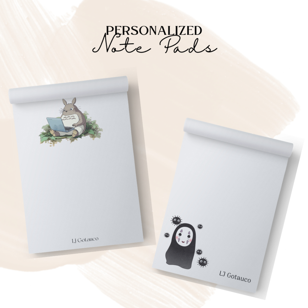 Personalized Notepads Ghibli | Shopee Philippines
