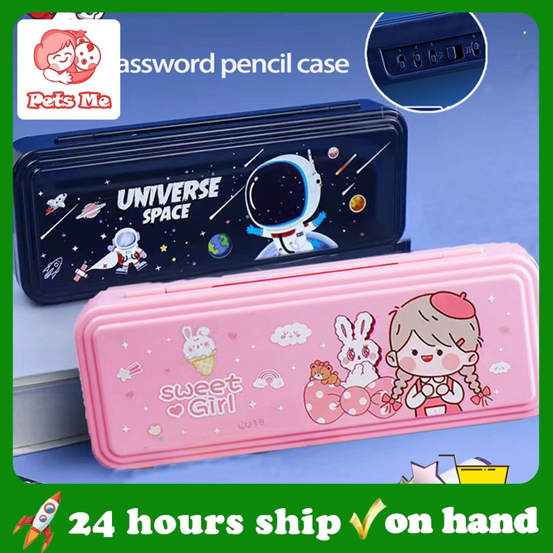Cartoon Astronaut Pencil Box Pencil Case Pencil Case For Kids Pencil ...