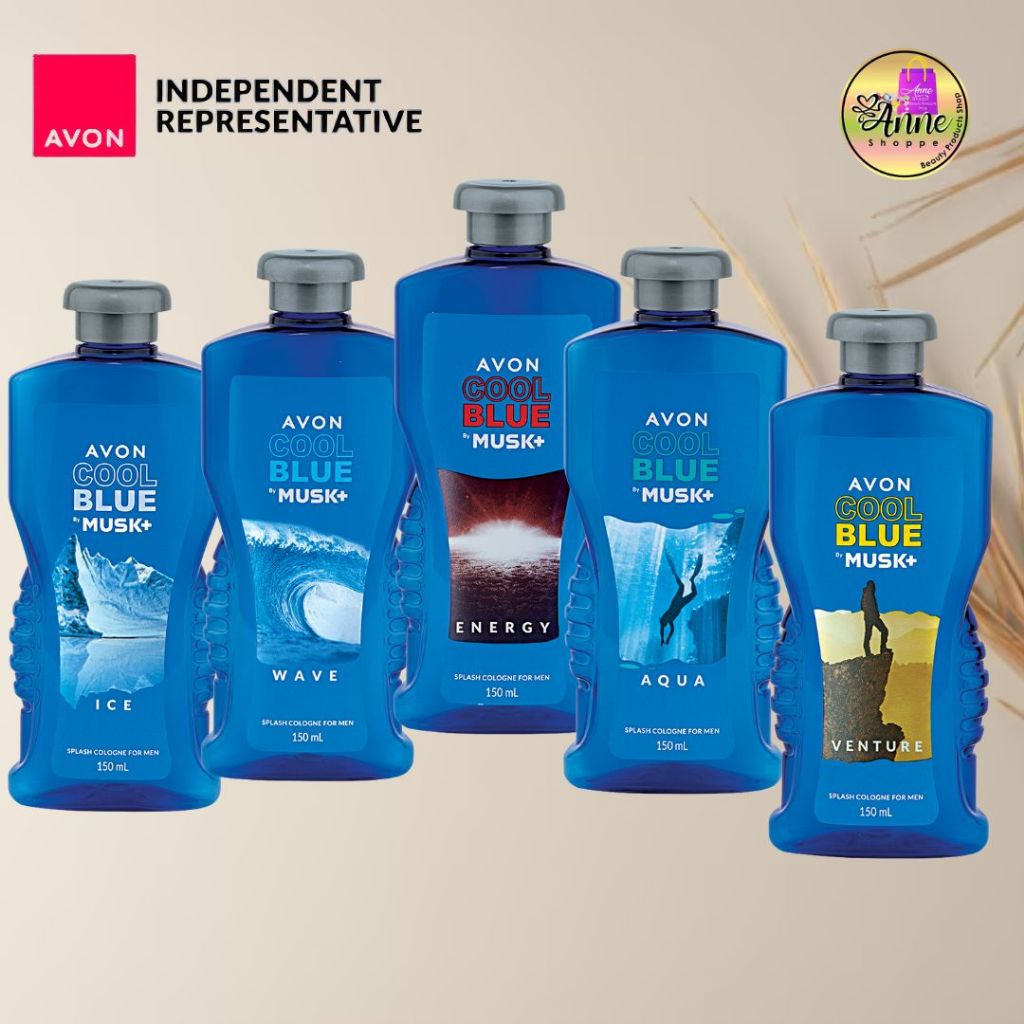 Avon Cool Blue By Musk+ Splash Colognes 150ml | Shopee Philippines