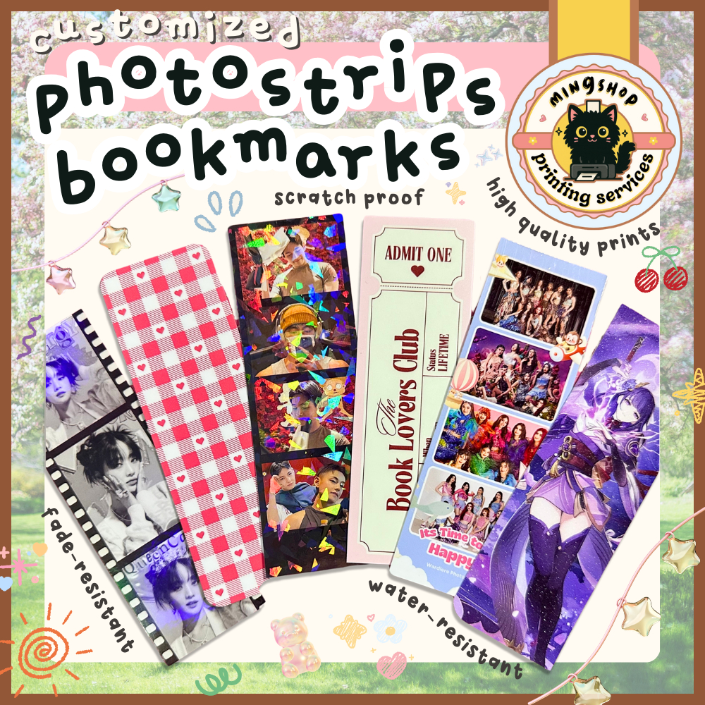 [min9shop] Customized Photostrips/Bookmarks (AVAILABLE) | Shopee ...