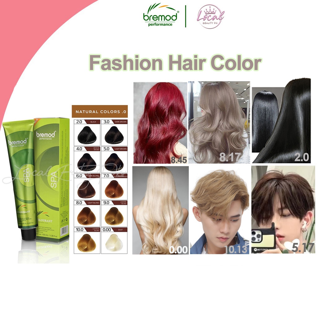 Bremod Hair Color Milk Tea Ash Honey Tea Brown Ash Blonde 7.17 ...