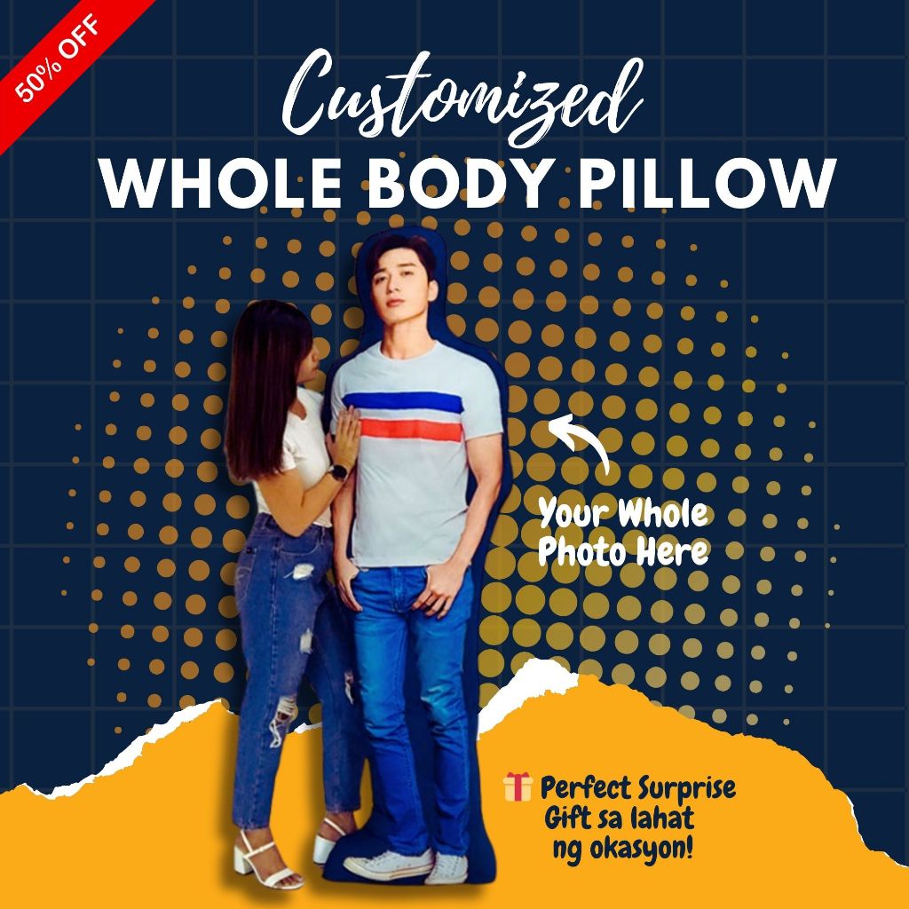 Customized Personalized Boyfriend Pillow Girlfriend Whole Body Pillow 6 ...