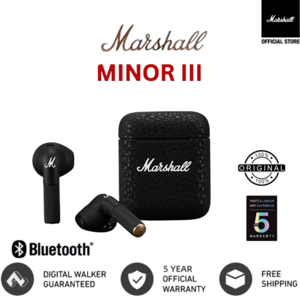 MINOR 3 Black - True Wireless Bluetooth Earphones In-Ear Headphones ...