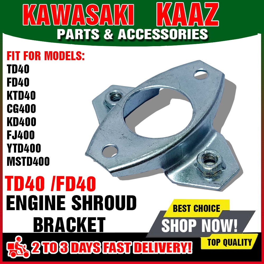 Kawasaki TD40 Engine Shroud Bracket 2 Stroke Grass Cutter Spare Parts ...