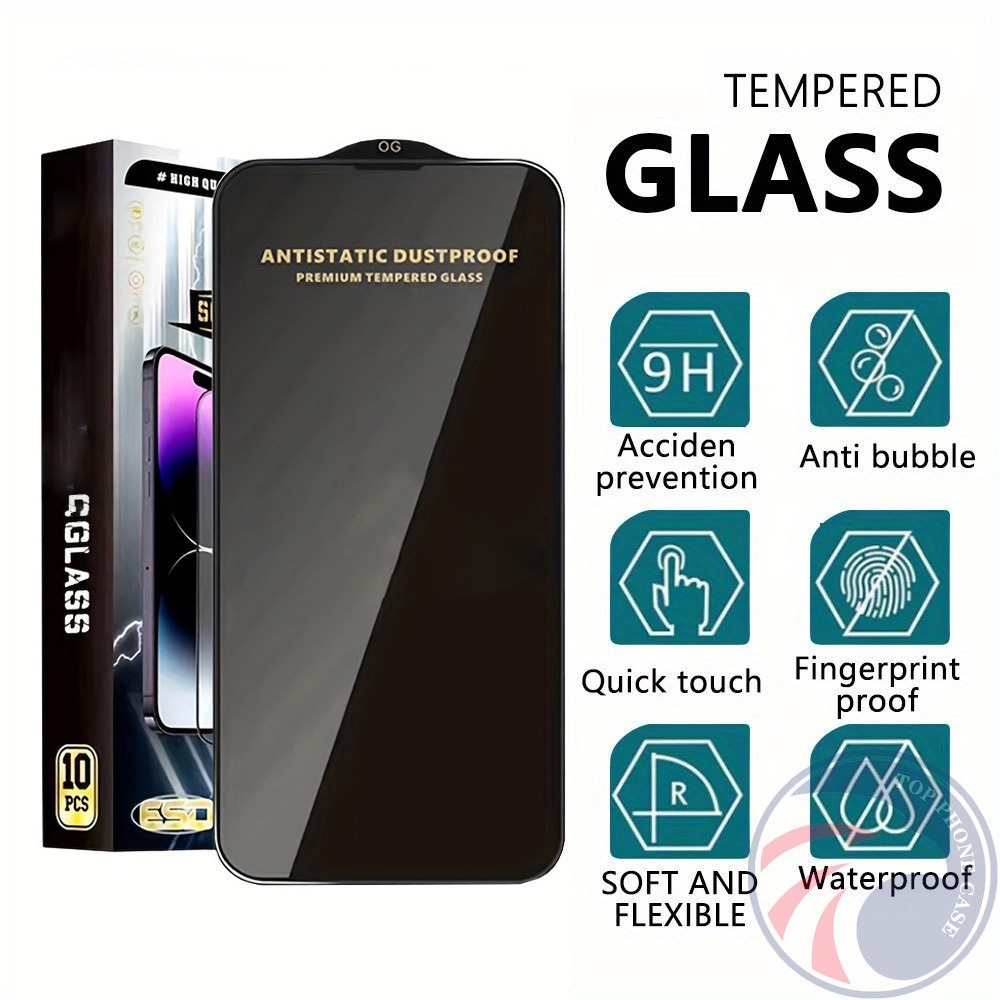ESD tempered glass for Samsung A06 A16 A56 A26 A35 5G A55 A12 A05 A15 ...