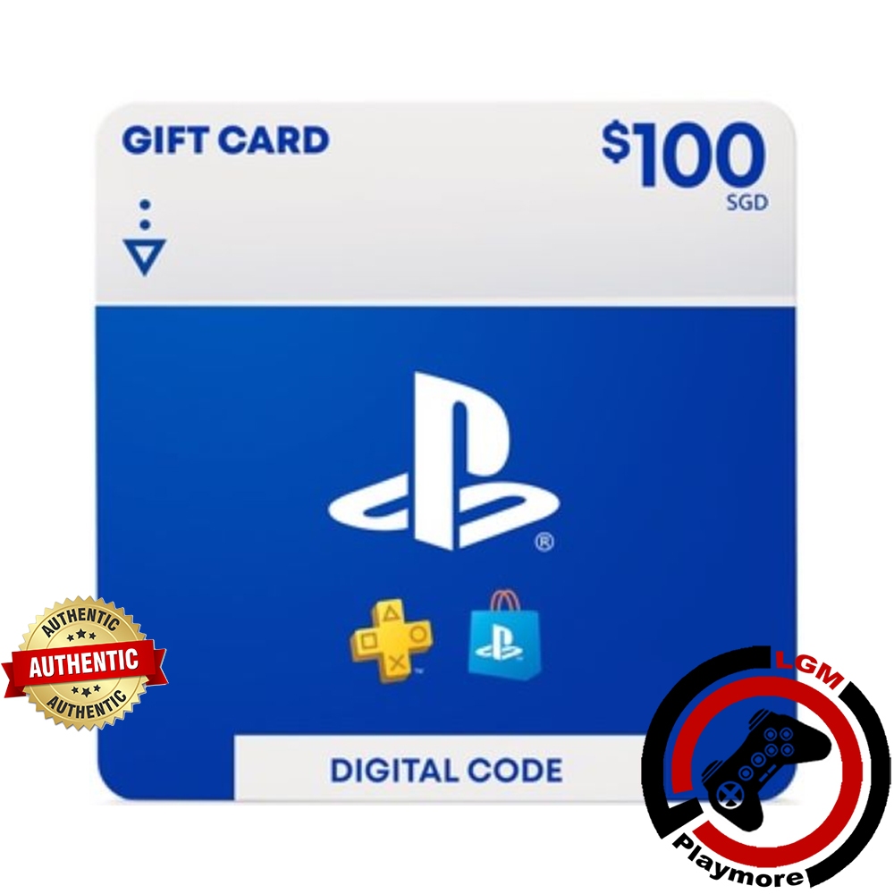 Playstation Network PSN Cards 100 SGD - Lgmplaymore | Shopee Philippines