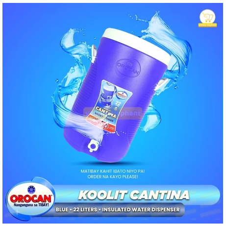 OROCAN KOOLIT CANTINA / INSULATED JUG WATER DISPENSER 22 LITERS / WATER ...