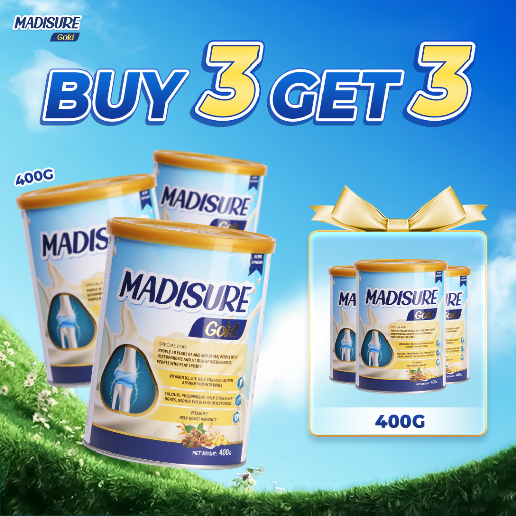 Madisure Gold Milk for Bones and Joints Athritis Supplement Reduce Knee ...