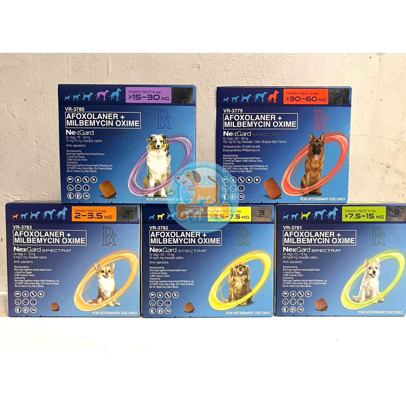 Nexgard Spectra Anti Tick and Flea with sticker for DOGS | Shopee ...