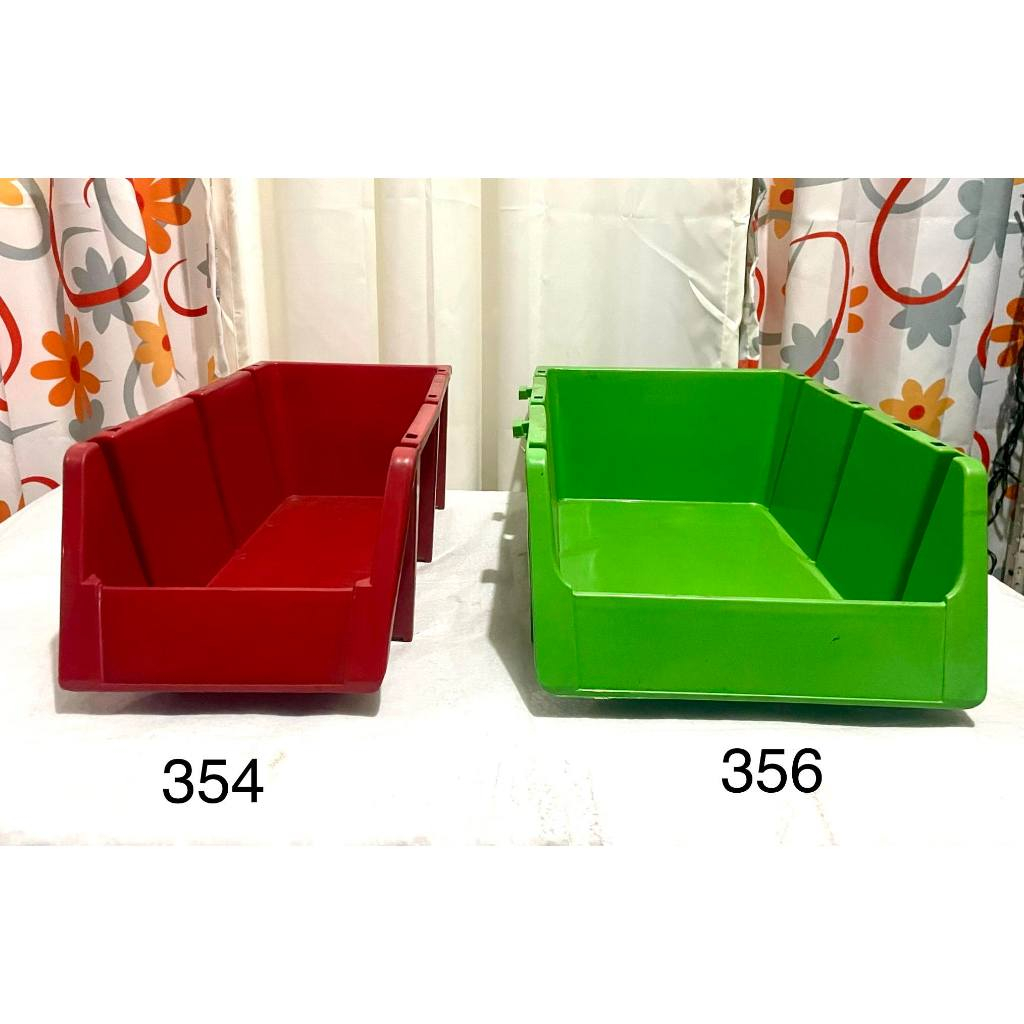 Plastic #354 Stackable Bin Box Storage Organizer Supplies Tools ...