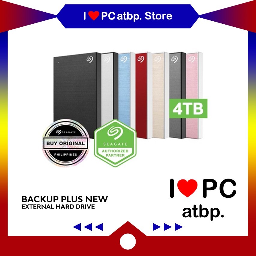 Seagate 4TB One Touch / Backup Plus 4TB NEW Portable External Hard ...