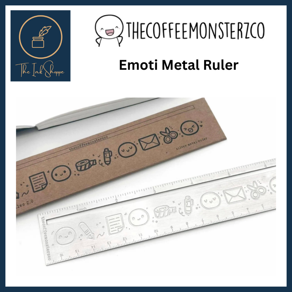 The Coffee Monsterz Co Emoti Metal Ruler | Shopee Philippines