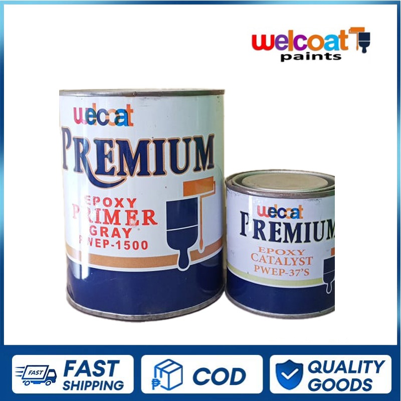 Welcoat Epoxy Primer Gray With Catalyst PWEP-1500+PWEP-37's Combo ...