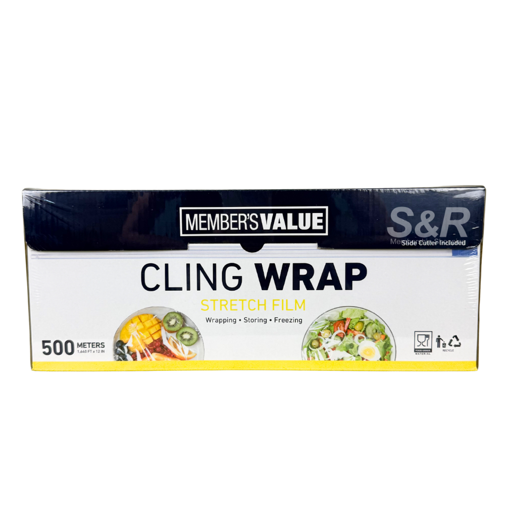 Member's Value Cling Wrap Stretch Film 500 Meters | Shopee Philippines
