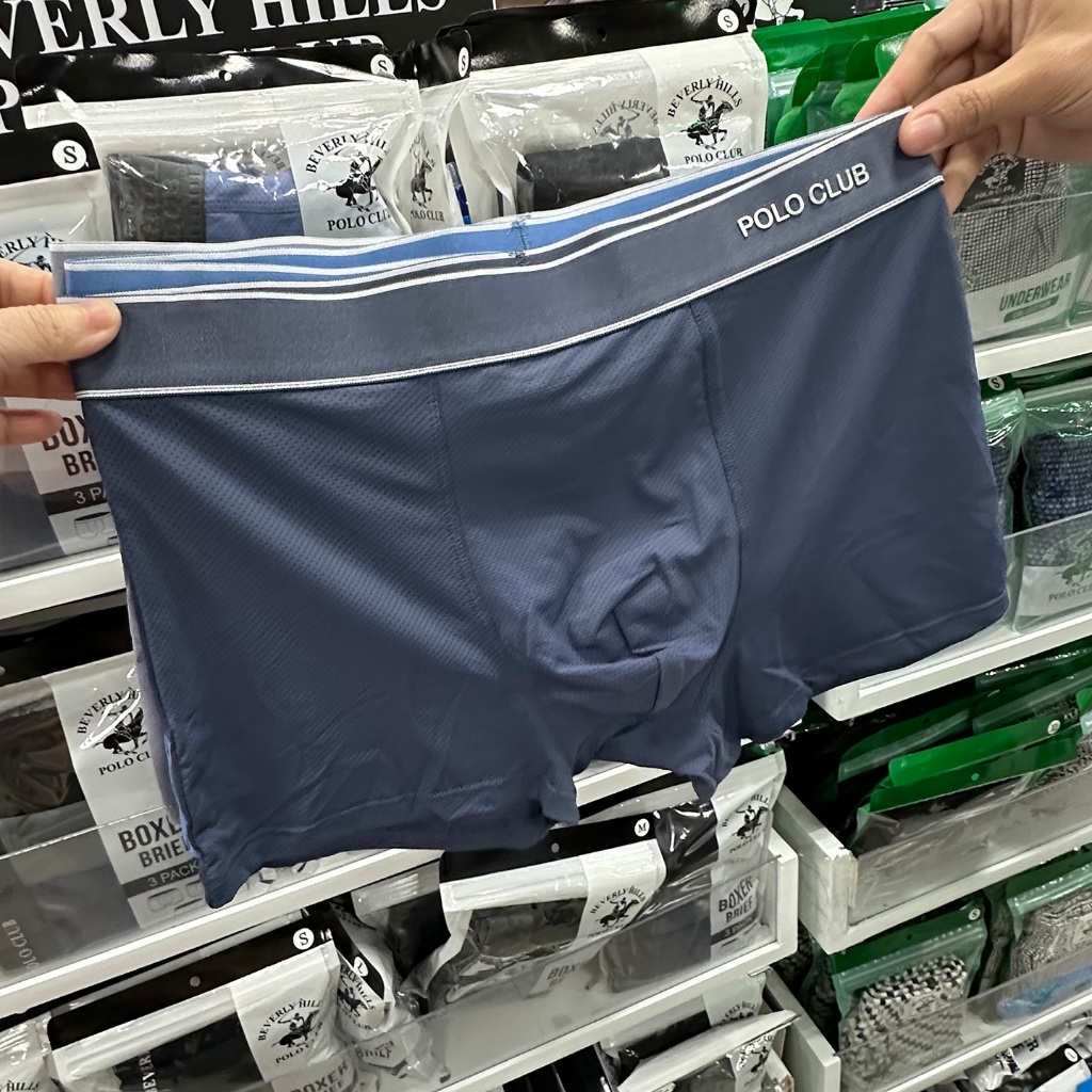 Beverly Hills Polo Club 4818 Men's 2 Pack Plain Garter Boxer Brief ...