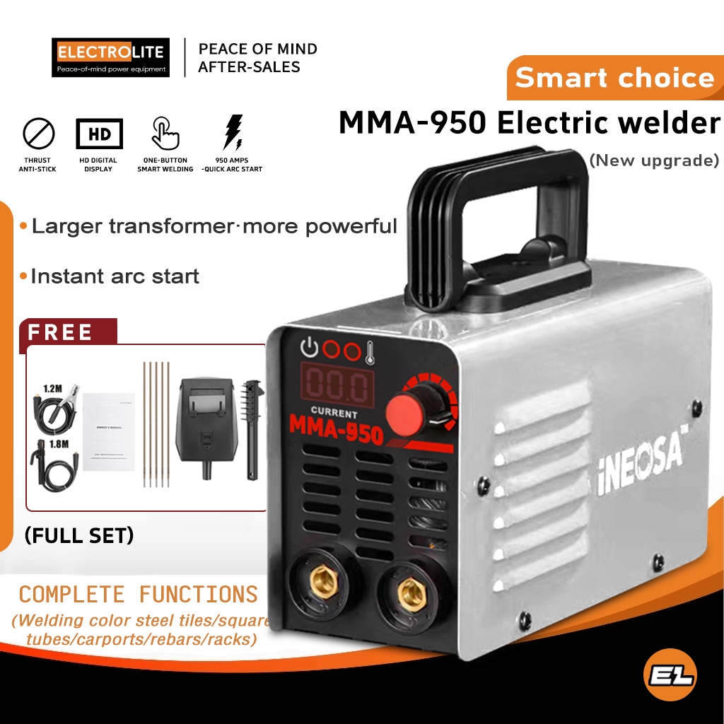 Portable Welding Machine MMA-950 DC Inverter Welder intelligent ARC ...