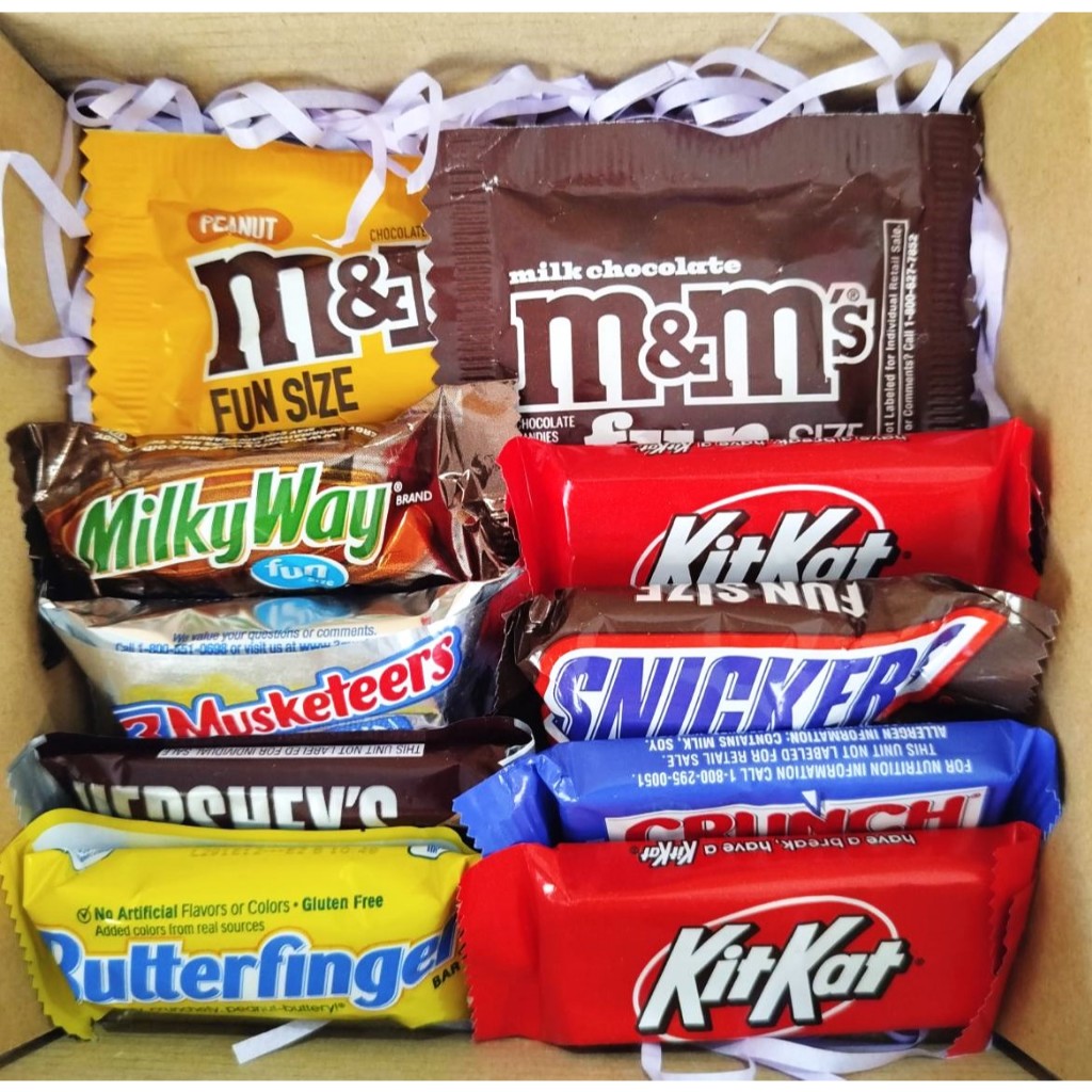 ON SALE!!! CHOCOLATE GIFT BOX SMALL IMPORTED 10 PIECES M&M KITKAT ...