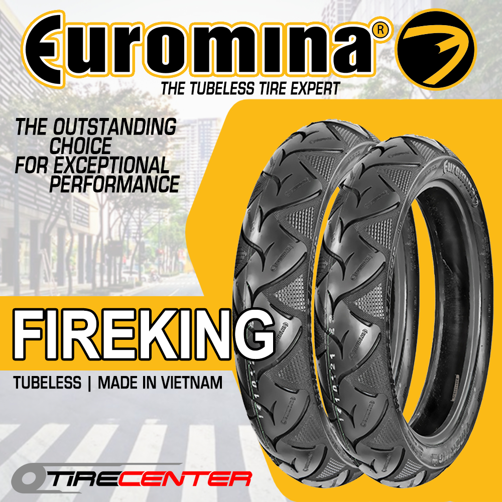 Mio Soul i 125 Tire Combo Front & Rear 80/80-14 & 100/80-14 Euromina ...