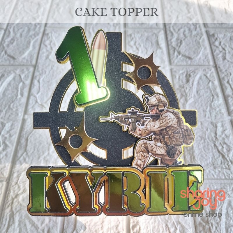 Military/Army Themed Cake Topper | Shopee Philippines