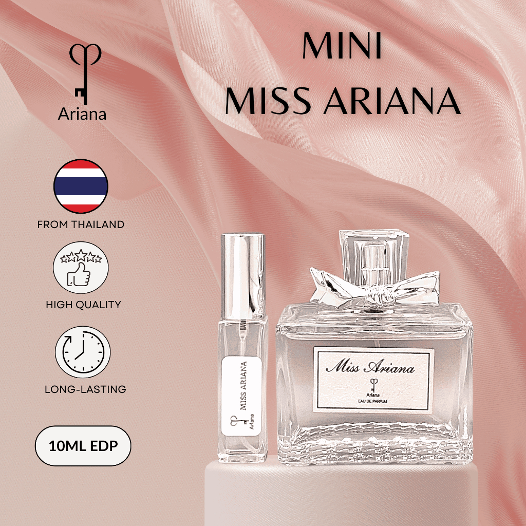 ARIANA MINI Miss Ariana 10ml For Her Long lasting Perfume EDP Fragrance ...