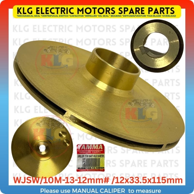 Wizz impeller 12mm x33.5x115x7 WJSW/10M-13-12MM# | Shopee Philippines