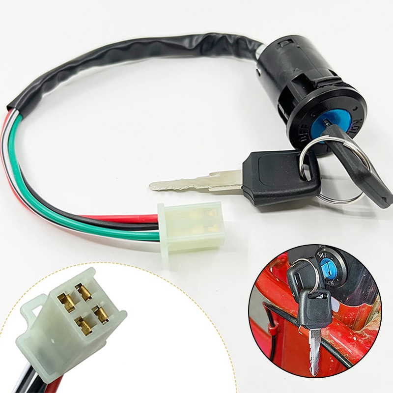 Motorcycle Ignition Switch Key Universal Igntion Main Switch Motorcycle ...