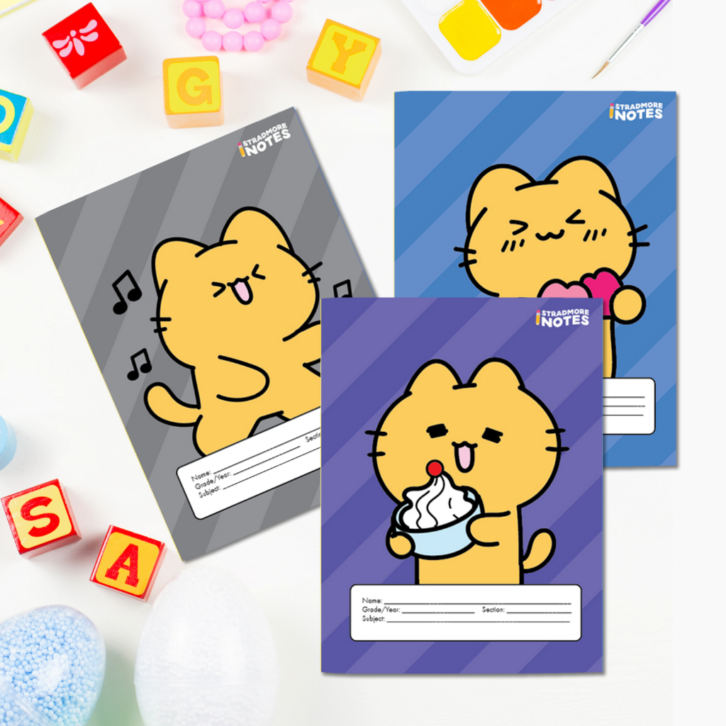 Stradmore Writing and Composition Notebook Cat Design Grade School ...