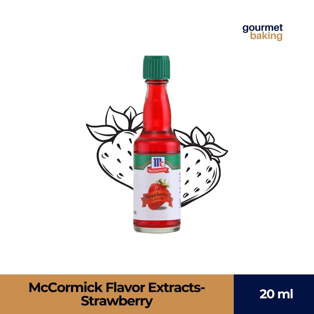 McCormick Strawberry Flavor Extract- 20 ml | Shopee Philippines