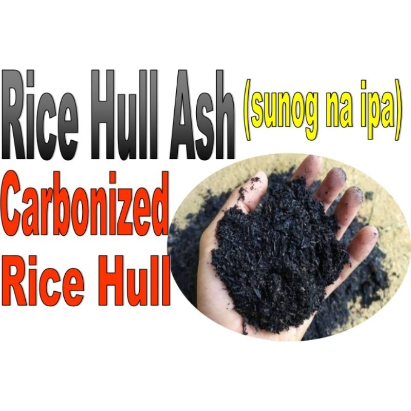Carbonized Rice Hull (Sunog na ipa) | Shopee Philippines