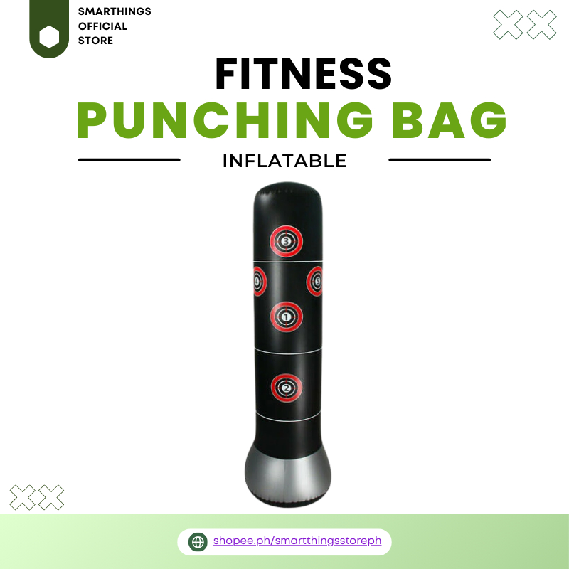 Inflatable Punching Bag for Kids & Adults – Freestanding Kickboxing ...