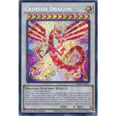 Crimson Dragon - RA04-EN061 | Shopee Philippines