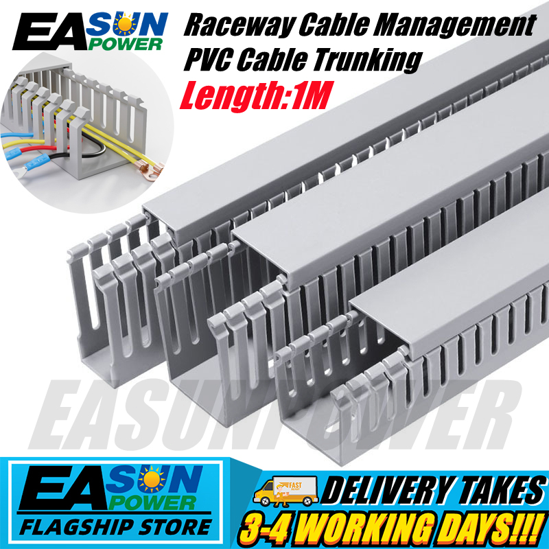 Open Duct Wire Kit , Wall Mounted Cable Hider, Pvc Cable Duct Conduit ...