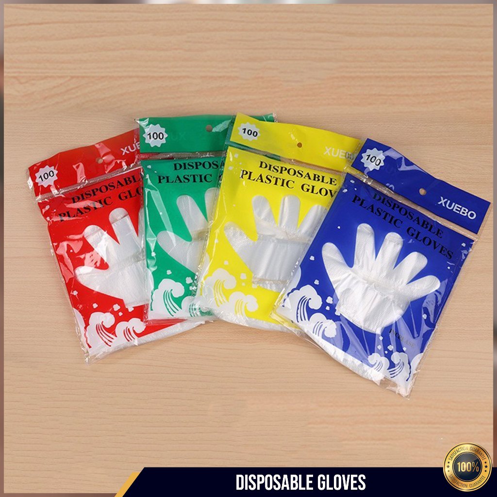 100pcs High quality disposable plastic gloves eco friendly disposable ...