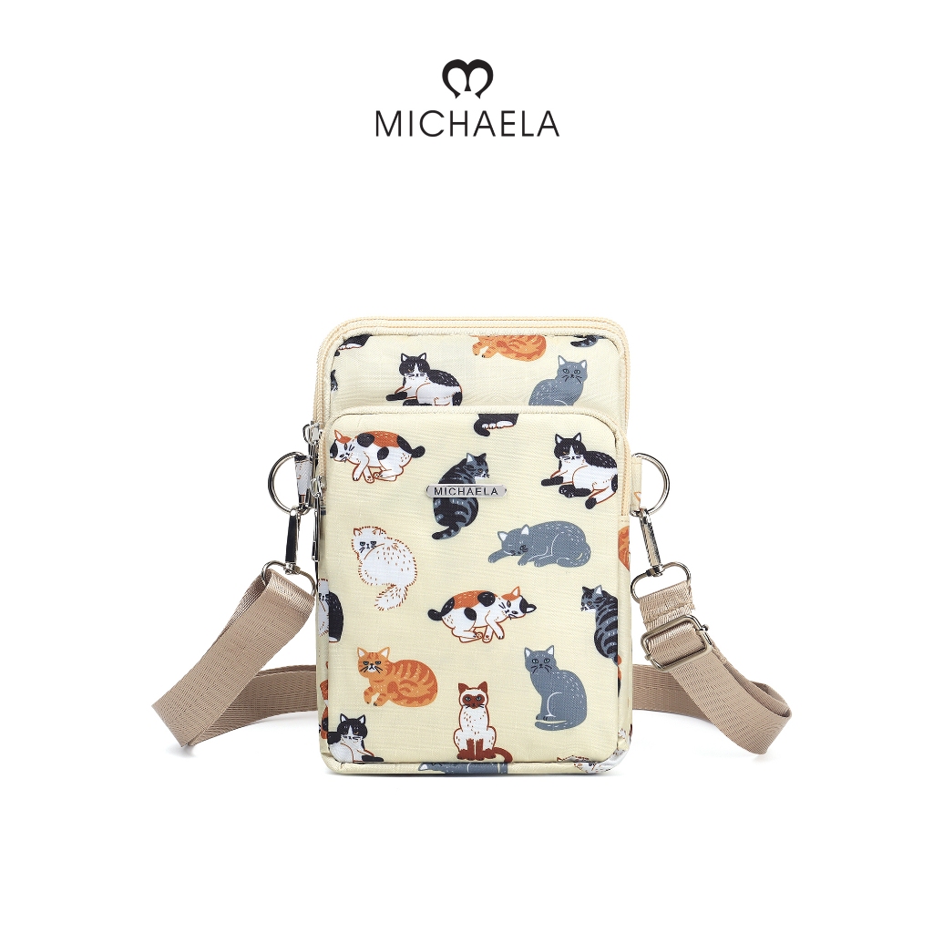 MICHAELA Sling Bag for Women Re-Nylon Mini Crossbody Phone Purse for ...