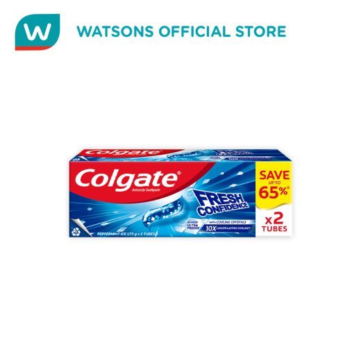 Colgate Fresh Confidence Peppermint Ice Toothpaste Twin Pack 173g ...