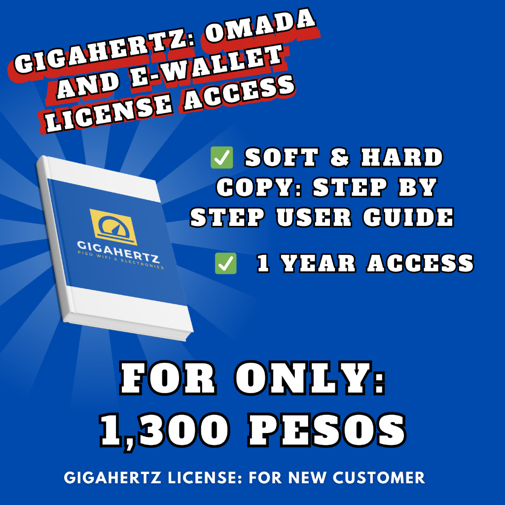 GIGAHERTZ OMADA CLOUD AND E-WALLET ACCESS ANTENNA LICENSE | Shopee ...