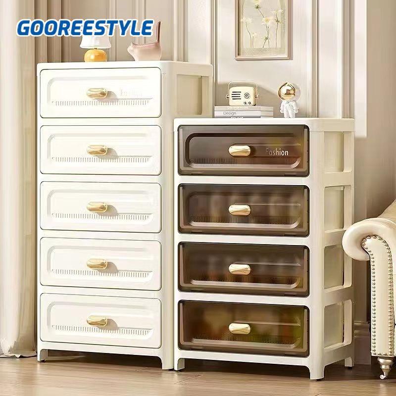 gooreestyle Drawer Cabinet with Wheels Multi-Layer Moveable Stand For ...