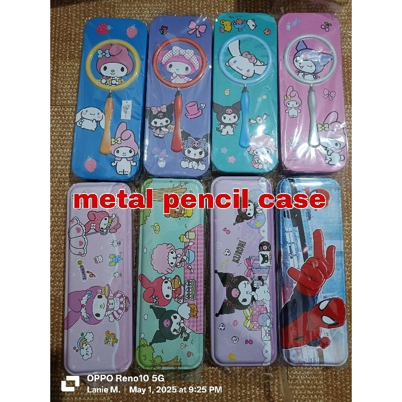 Pencil case (metal) cute color and character designs | Shopee Philippines