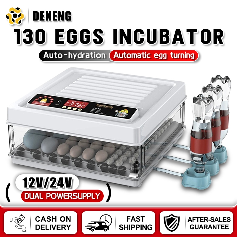 220V/12V Egg Incubator 130pcs Fully Automatic Constant Temperature ...