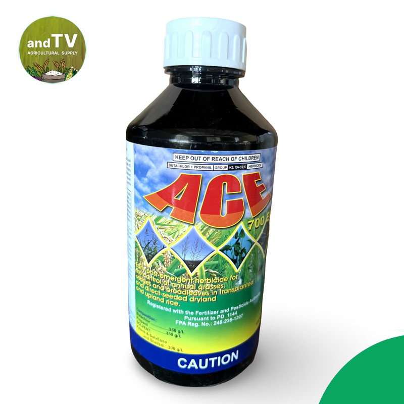 ACE Herbicide 700 EC by TEAM AGRO ~ Butachlor + Propanil | Shopee ...