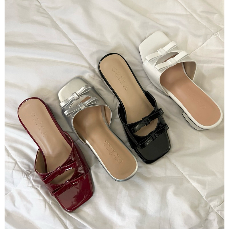 CRIZA SHOES CLAIRE 1" LOW HEELS | Shopee Philippines