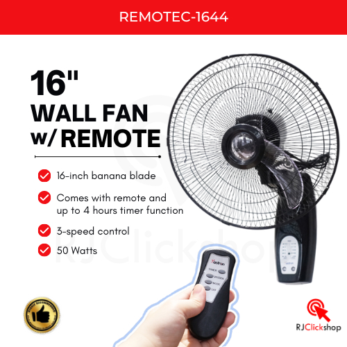 ASTRON REMOTEC WALL FAN W/ REMOTE CONTROL | Shopee Philippines
