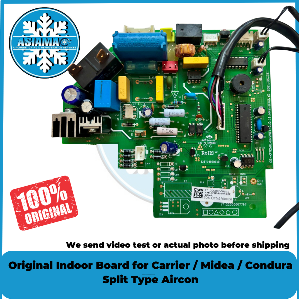 Original Indoor Board for Split Type Aircon | Shopee Philippines