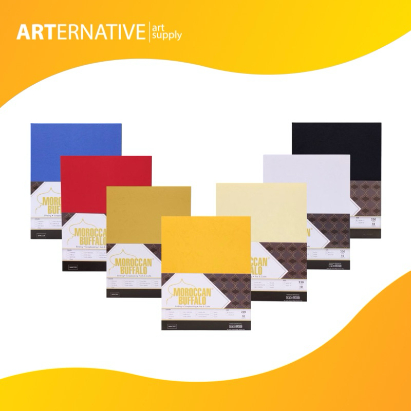Moroccan Buffalo Paper 8.5x11”, 8.5x13” 230gsm 10 Sheets | Shopee ...